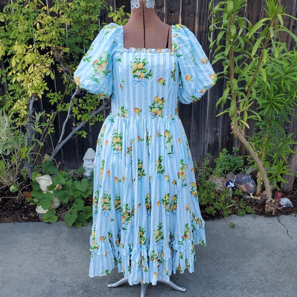 JessaKae | Dresses | Jessakae Blue Floral Maxi Dress | Poshmark